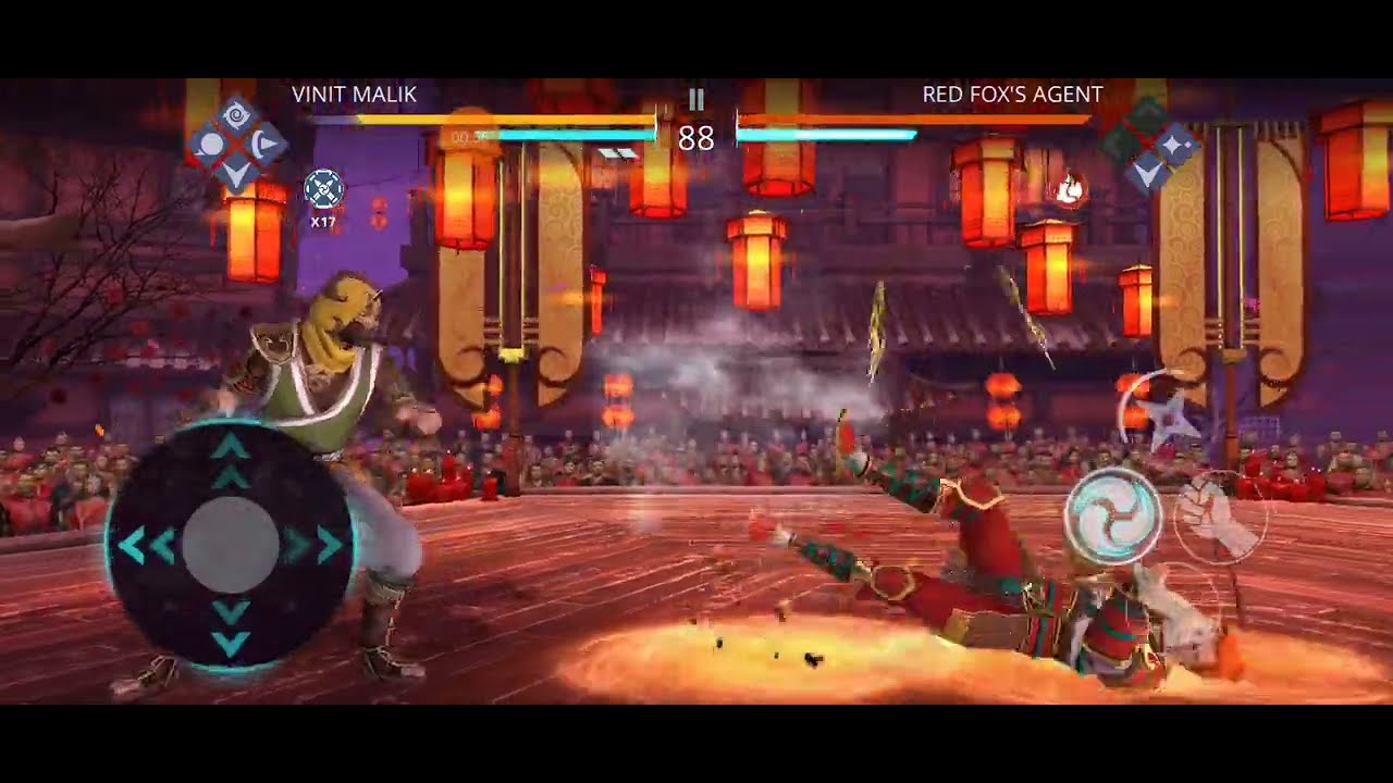 shadow fight 3 FOX TRACES II default EASY - YouTube