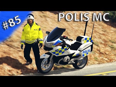SVENSK POLIS I GTA #85 POLIS MOTORCYKEL - YouTube