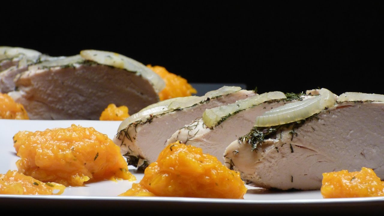 BAKED CHICKEN WITH PUMPKIN PUREE - YouTube