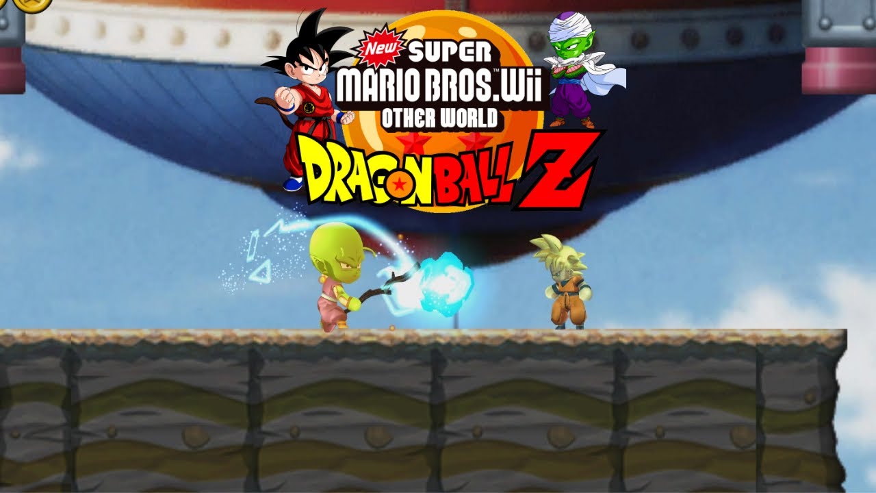 New Super Mario Bros.Wii Dragon Ball Z Other World #1 Walkthrough 100% ...