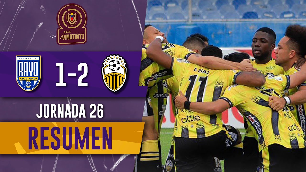 Táchira ganó y selló su clasificación| Rayo Zuliano vs Táchira ...