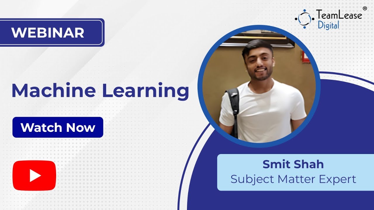 Webinar on Machine Learning - YouTube