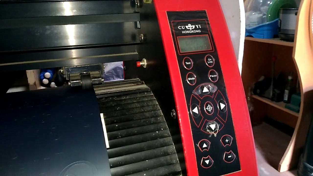 VINYL CUTTING ON CUYI CTO 630 Using Corel Draw X6 - YouTube