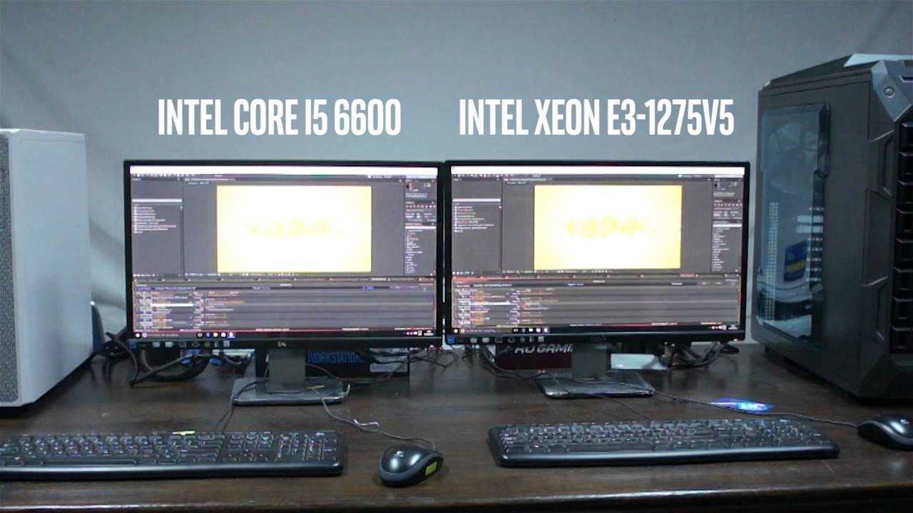 Workstation Xeon E3 v5 untuk Adobe After Effect CC - YouTube