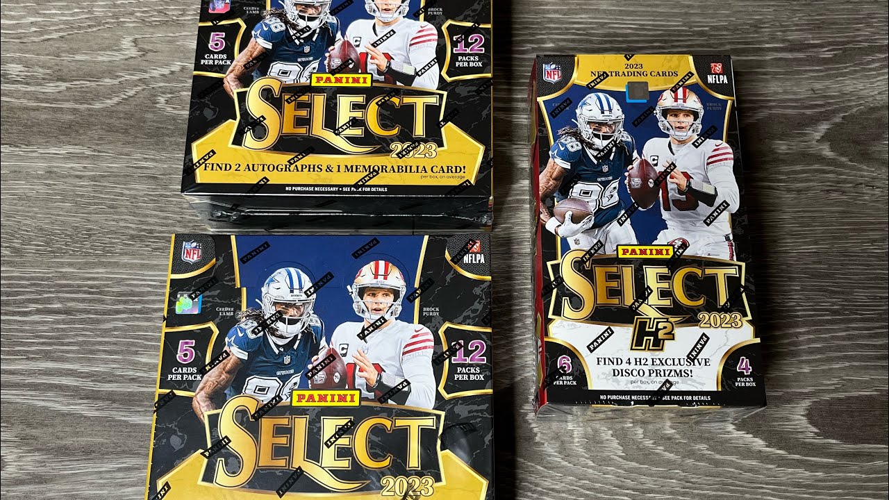 2 Select Hobby Boxes and 1 Select H2 NFL Break November 6th 2024 - YouTube