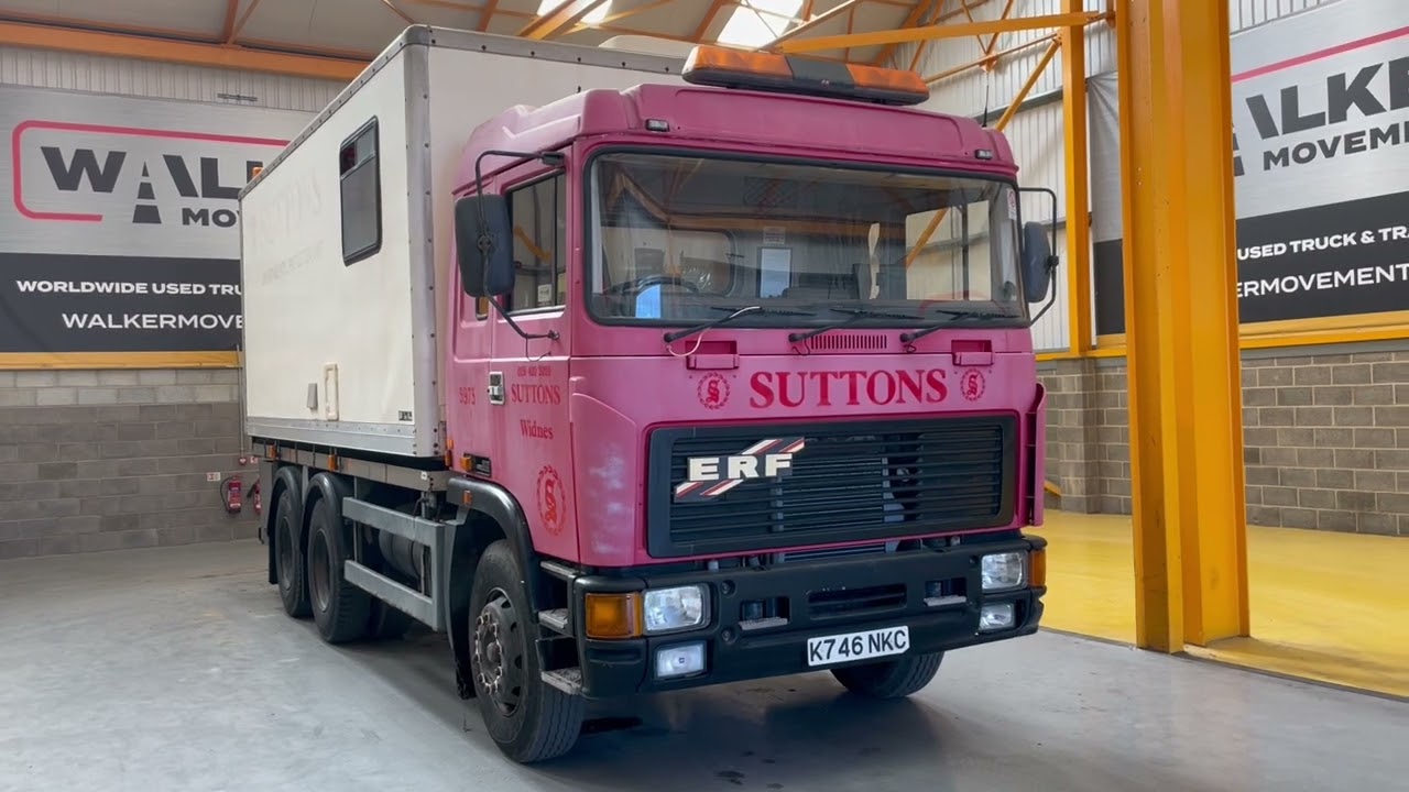 New In Stocklist For Sale: ERF E8 6X4 26 TONNE BOX – 1992 – K746 NKC ...