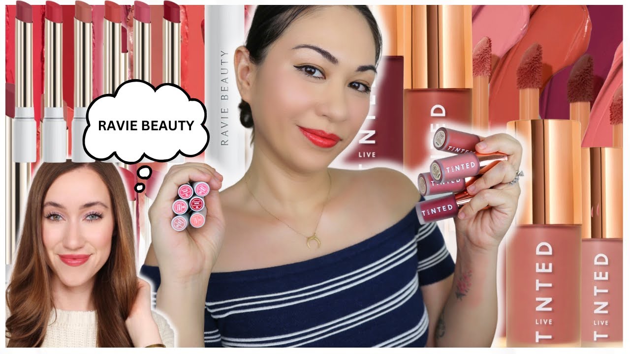 NEW LIVE TINTED Liquid Blushes & RAVIE BEAUTY Effortless Lips 💄 - YouTube