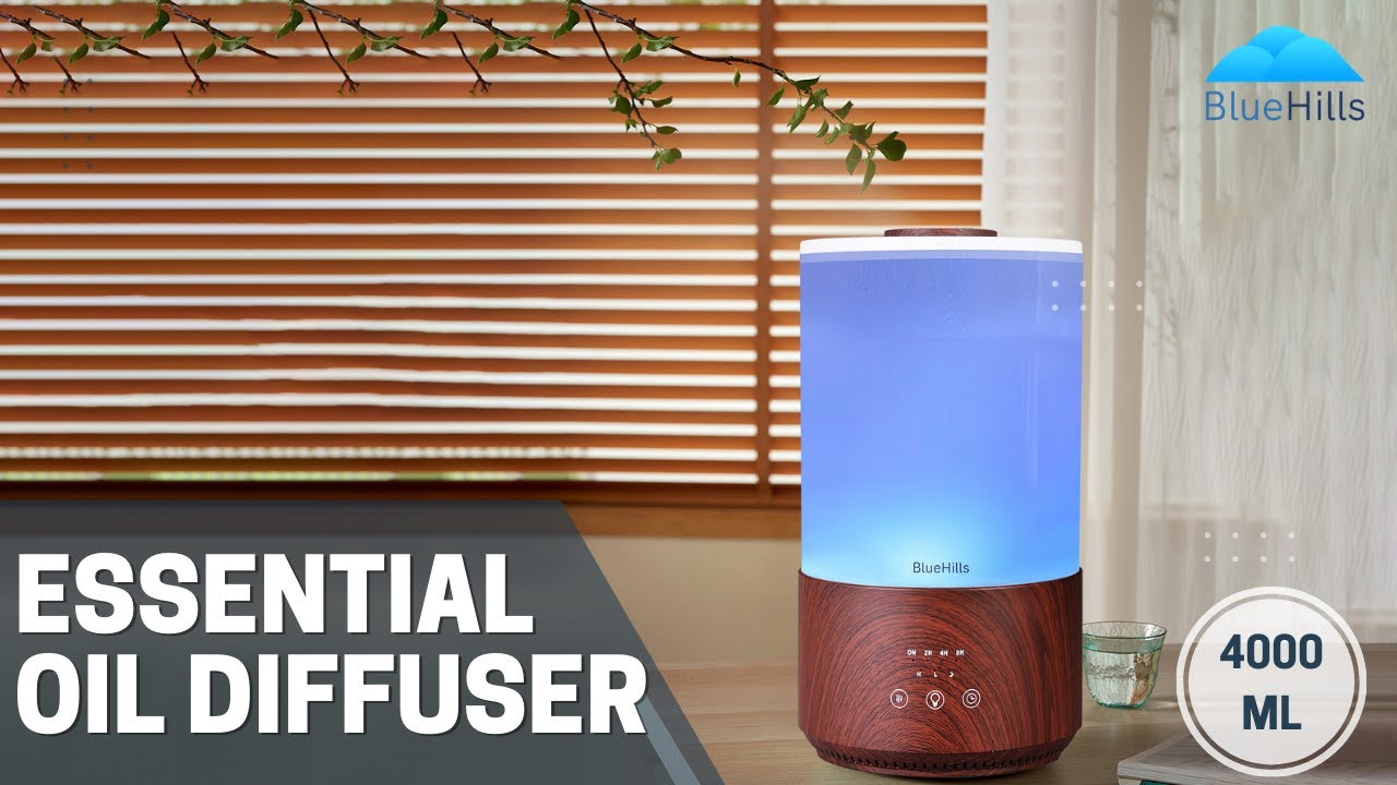 Large Capacity Essential Oil Diffuser with Remote -4000 ml for large ...