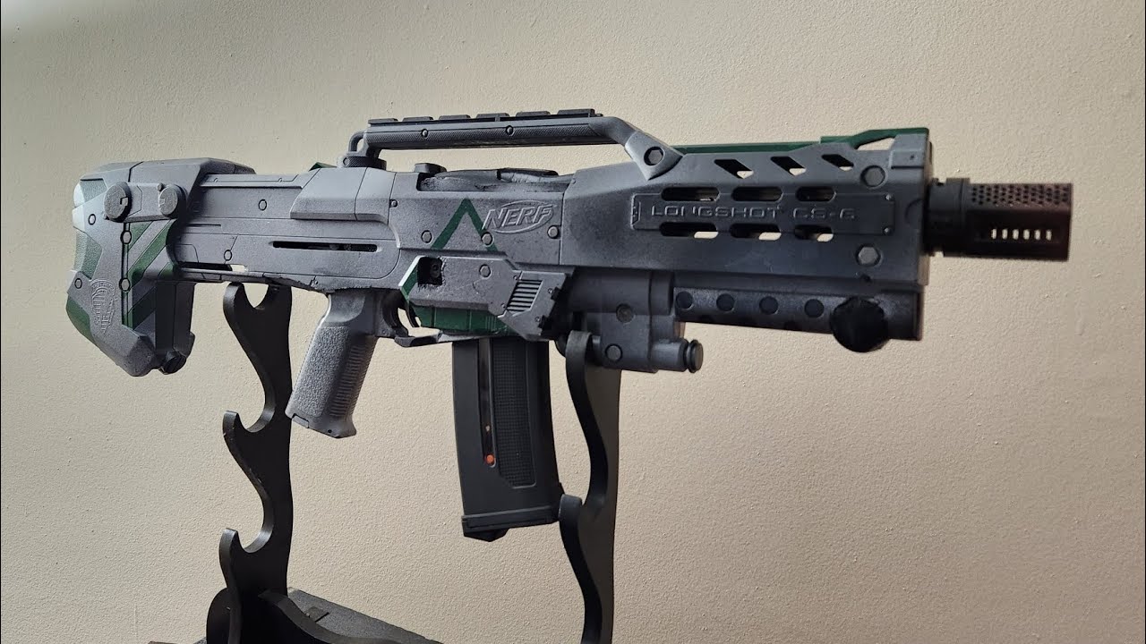 Airsoft Longshot Nerf Gun - YouTube
