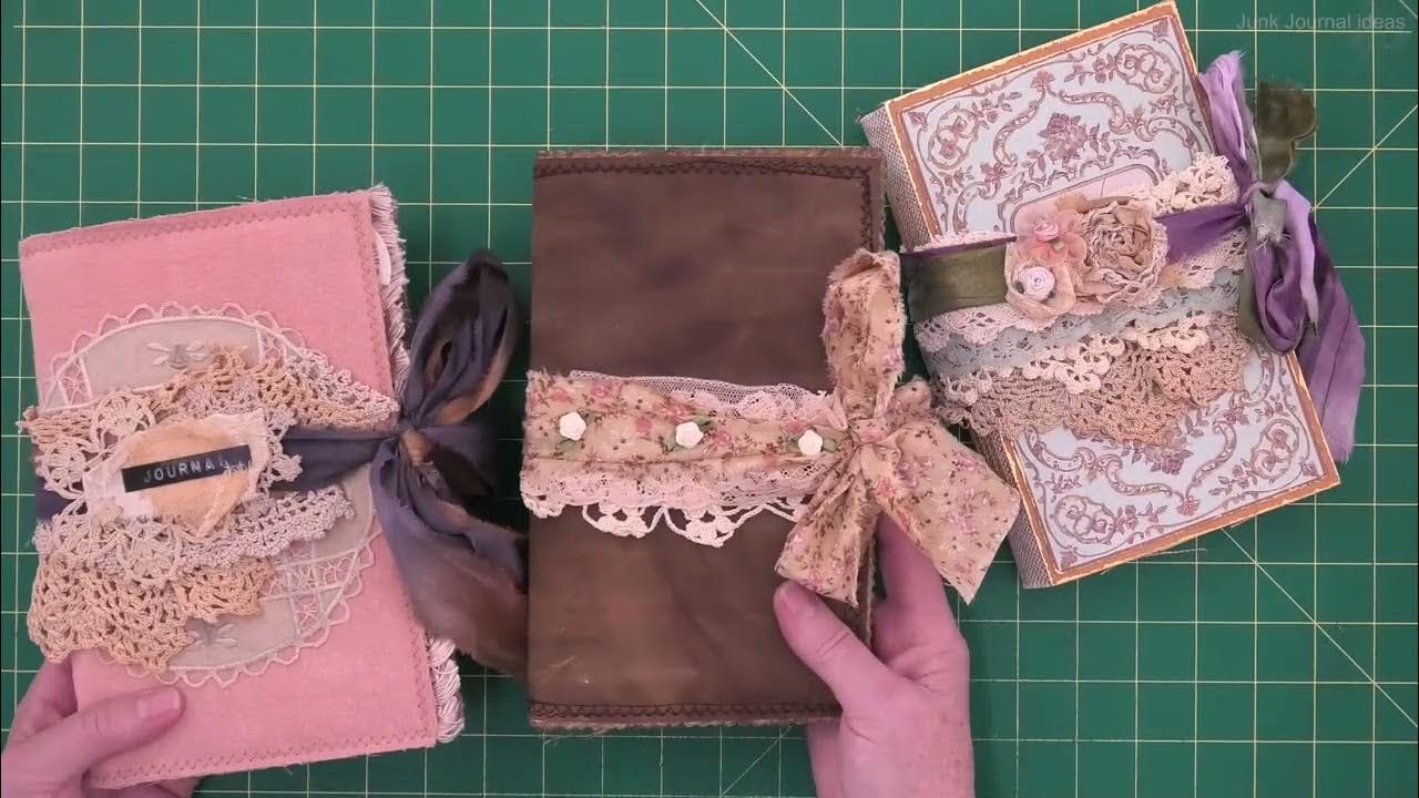 Covers and Closures for Junk Journals Part 1 (beginner friendly, no need to be perfect) - YouTube