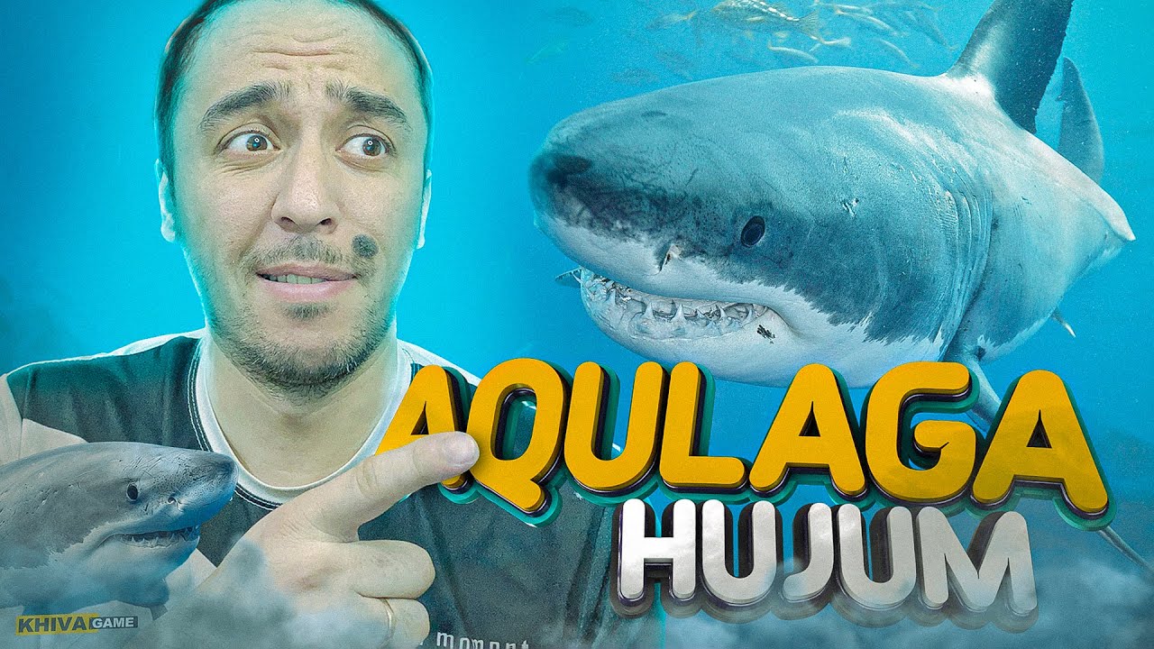 DEATH IN THE WATER 2 AQULAGA HUJUM #1 @KHIVAGAME UZBEK TILIDA - YouTube