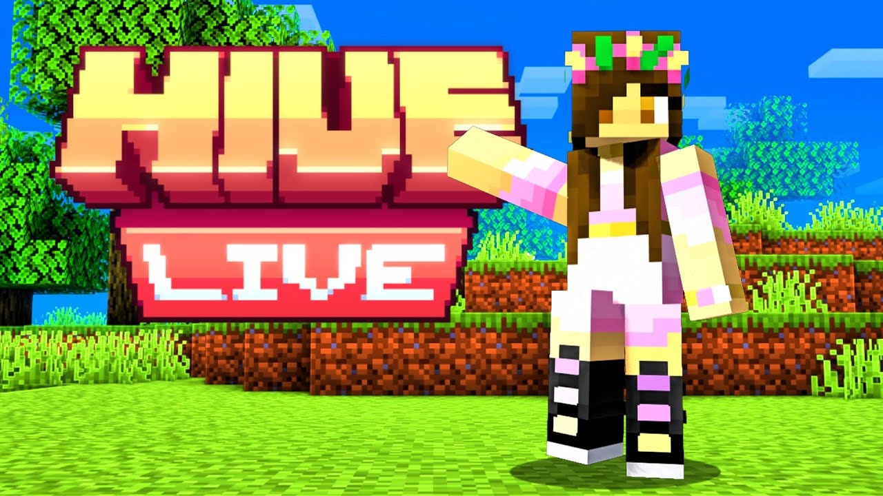 Hive LIVE But I Try Hypixel LET'S HIT 2k!!! 🩷 - YouTube