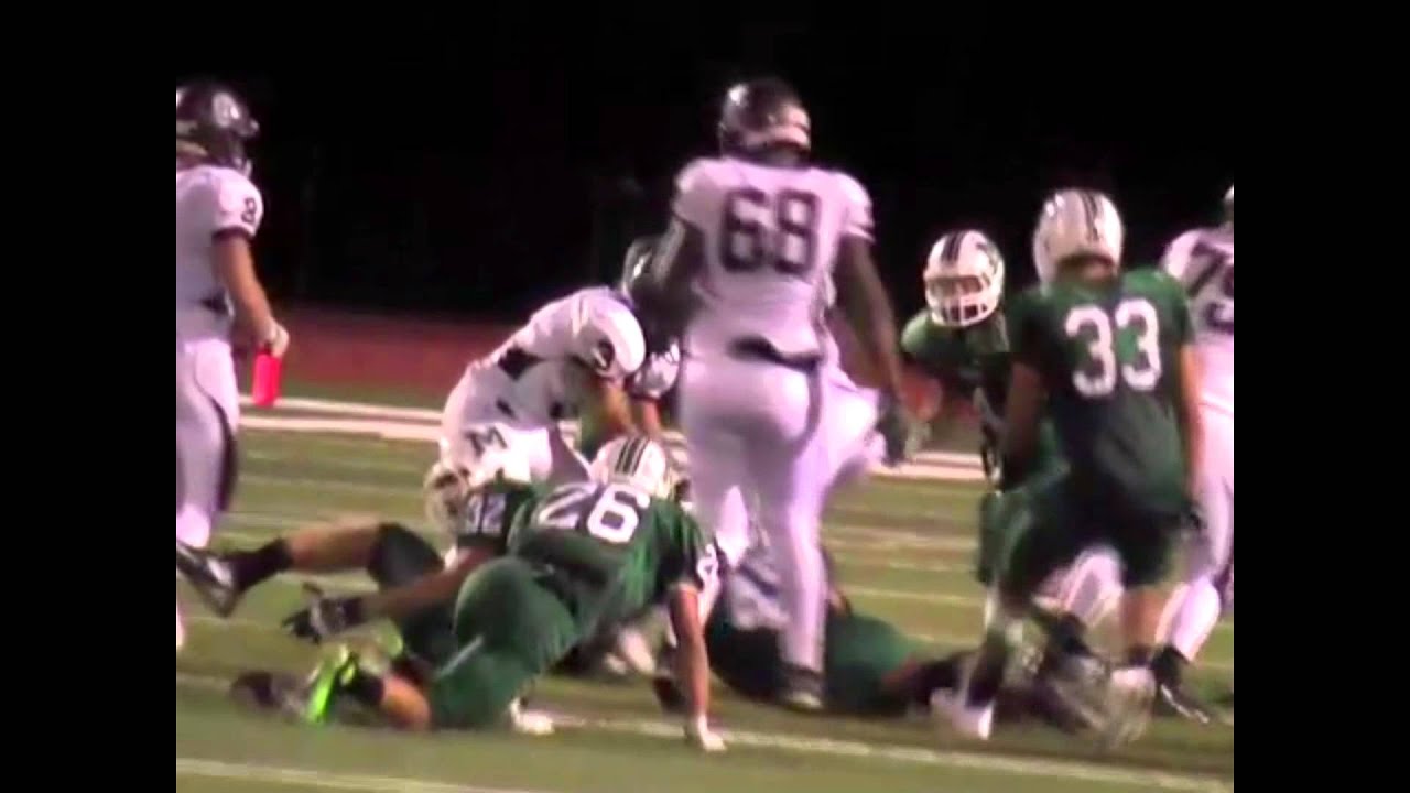 Tib/Fib fracture during football game - YouTube