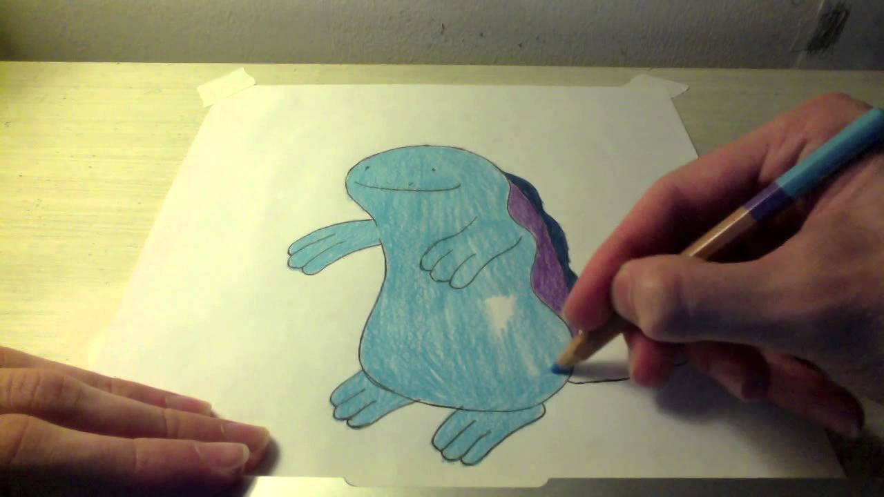 Drawing all the Pokemon: Number 195 Quagsire - YouTube