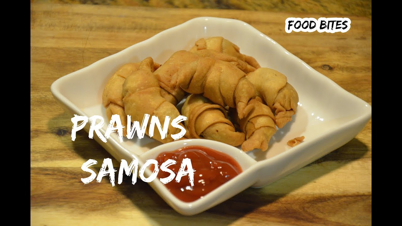 Prawns Samosa |Crispy Prawn fritters | Snack |starters | Recipe by FOOD ...