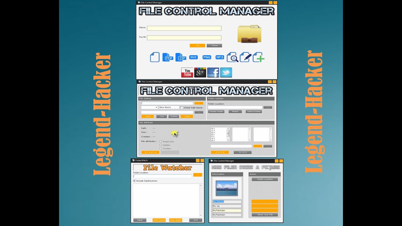 File Control Manager v2 0 - YouTube