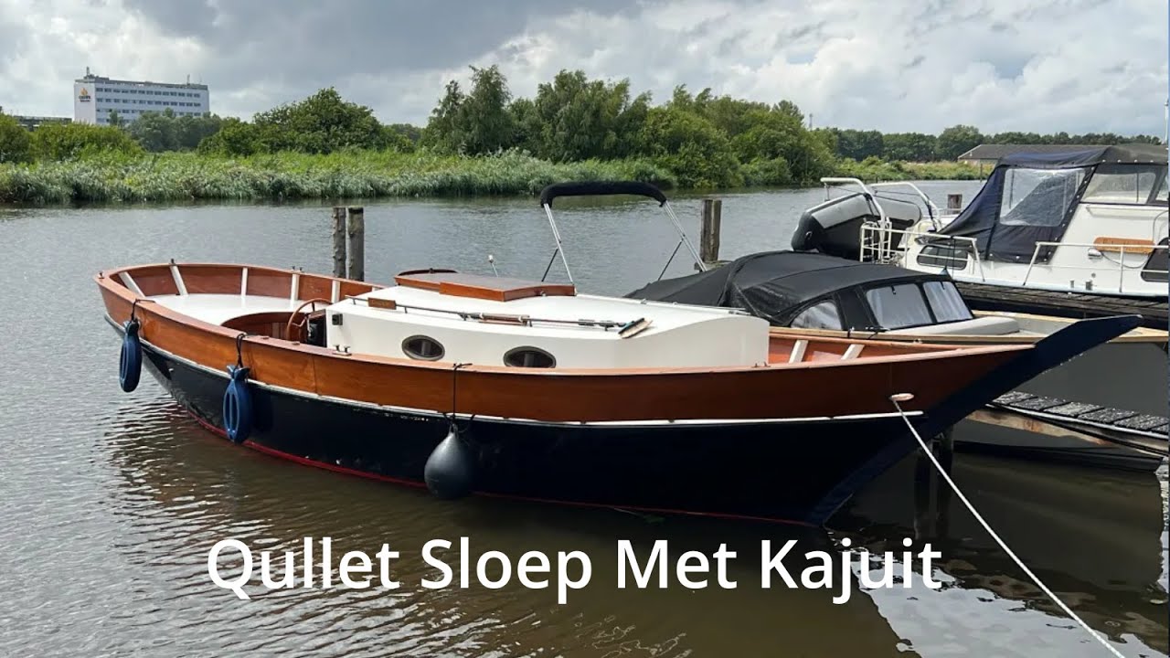Qullet Sloep Met Kajuit HD 1080p - YouTube