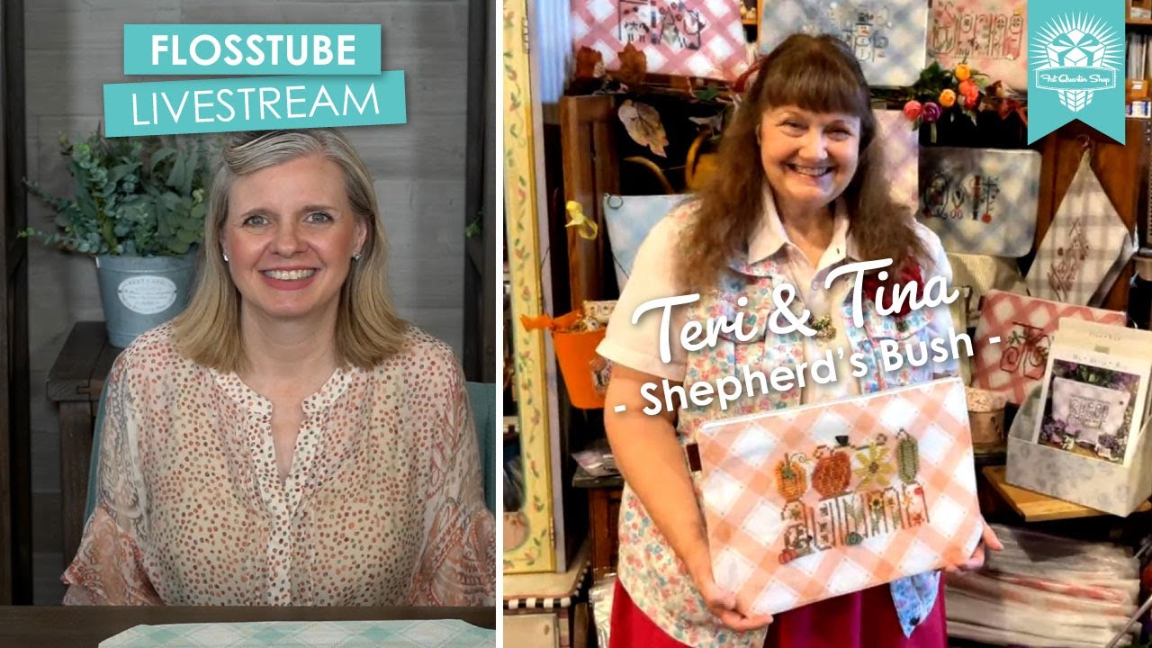 LIVE: Cross Stitch Bag & Pattern Trunk Show with Teri & Tina from ...