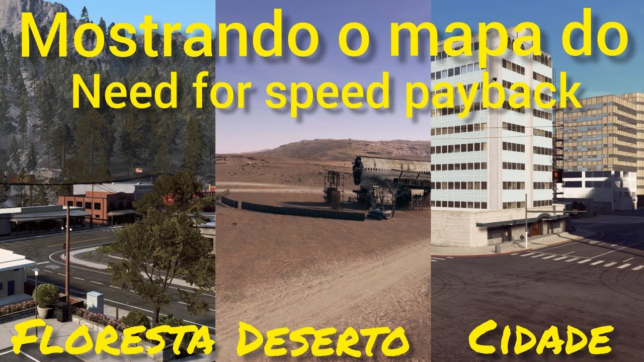 MOSTRANDO O MAPA DO NEED FOR SPEED PAYBACK - YouTube