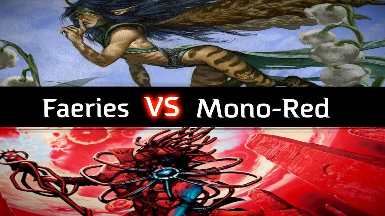 MTG Modern: Faeries VS Mono-Red - YouTube