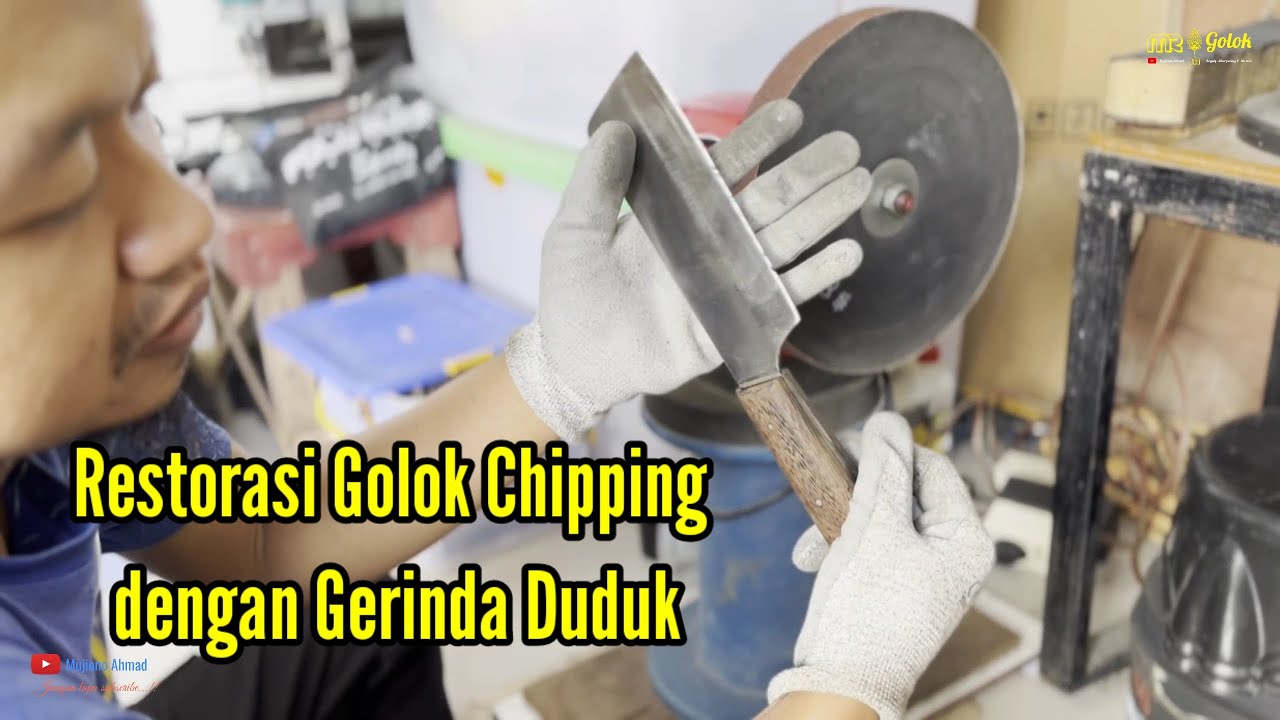 Teknik Restorasi Golok Chipping dengan Mesin Gerinda Duduk by ...