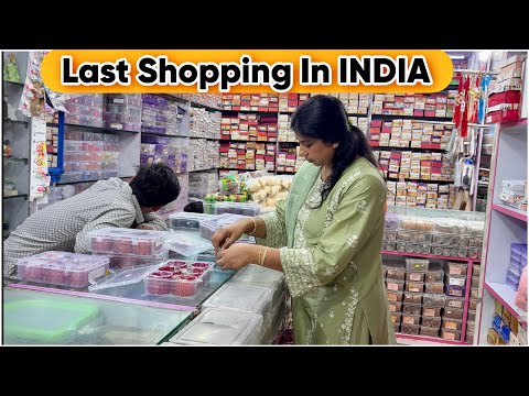  Gold Saree &Bangles shopping before leaving India 🇮🇳 Last Shopping in India