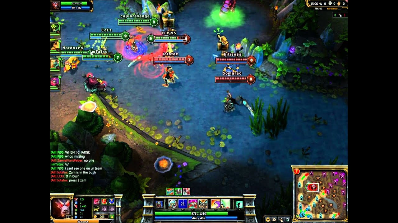 10v1 Baron. League of Legends - YouTube