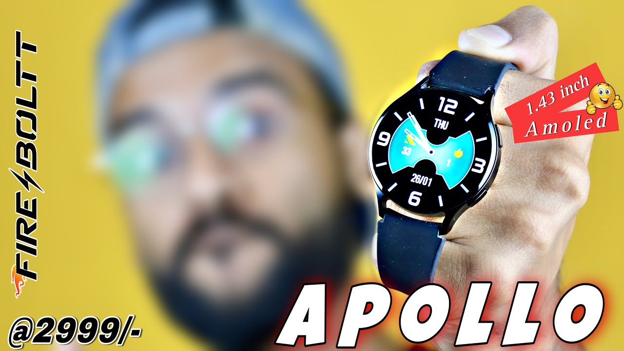 Fire Bolt Apollo - Review || Best Smartwatch Under 3000 || Amoled ...