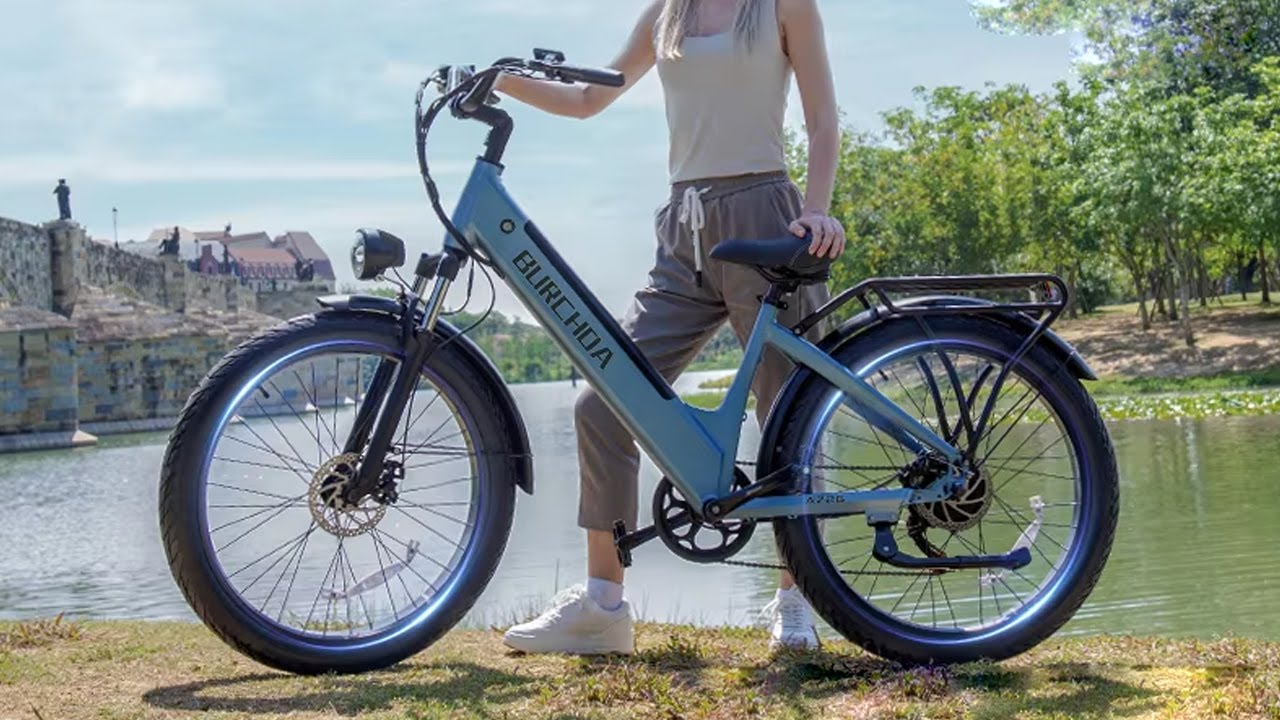 BURCHDA AZ26 Electric Bike 1000W Motor 48V 20AH Lithium Battery 26 Inch ...