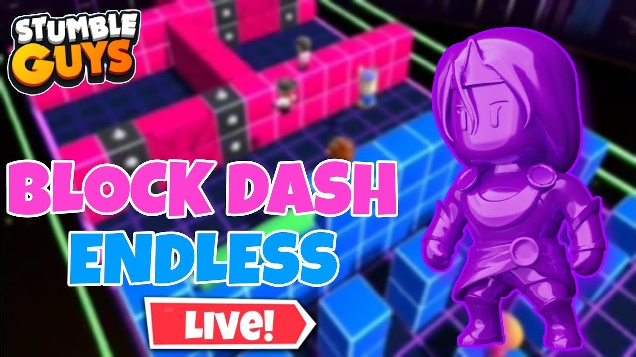 🔴 STUMBLE GUYS BLOCK DASH ENDLESS!!! LIVE🔴 - YouTube