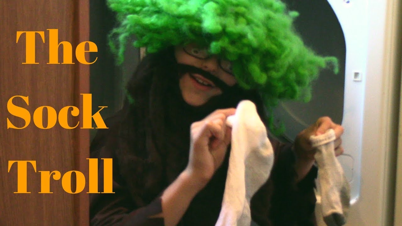 This is Why Your Socks Go Missing in the Dryer- The Sock Troll (Sketch ...