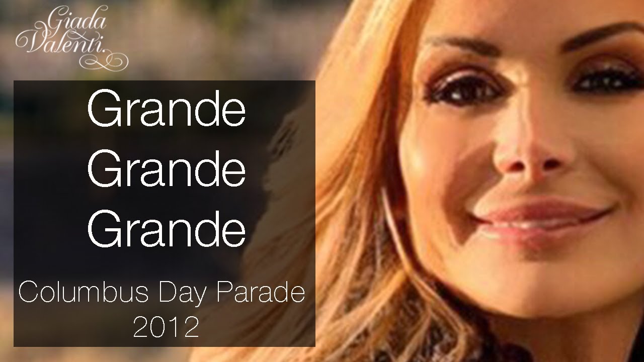 Grande Grande Grande by Giada Valenti - Columbus Day Parade 2012 - YouTube