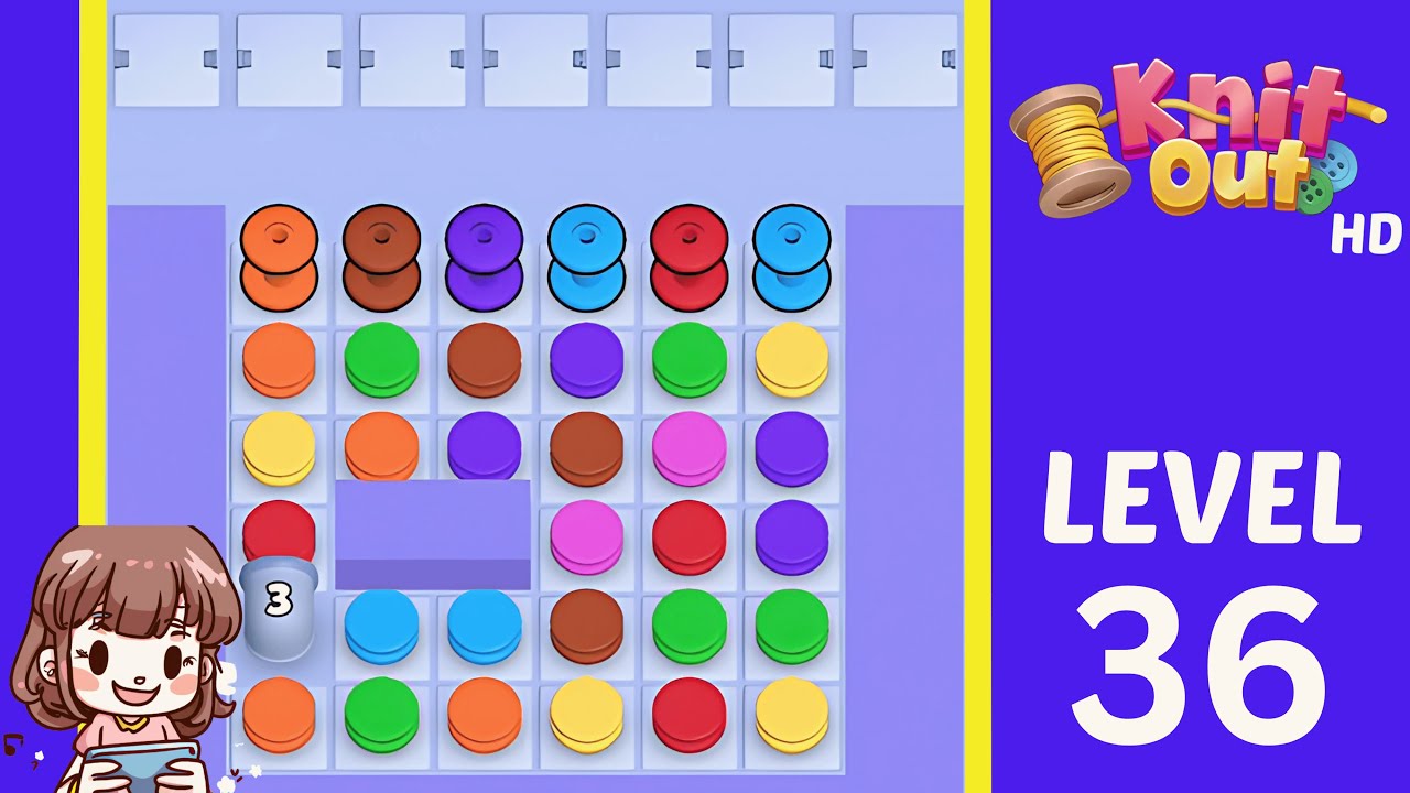 Knit Out Level 36 Solution Walkthrough - YouTube