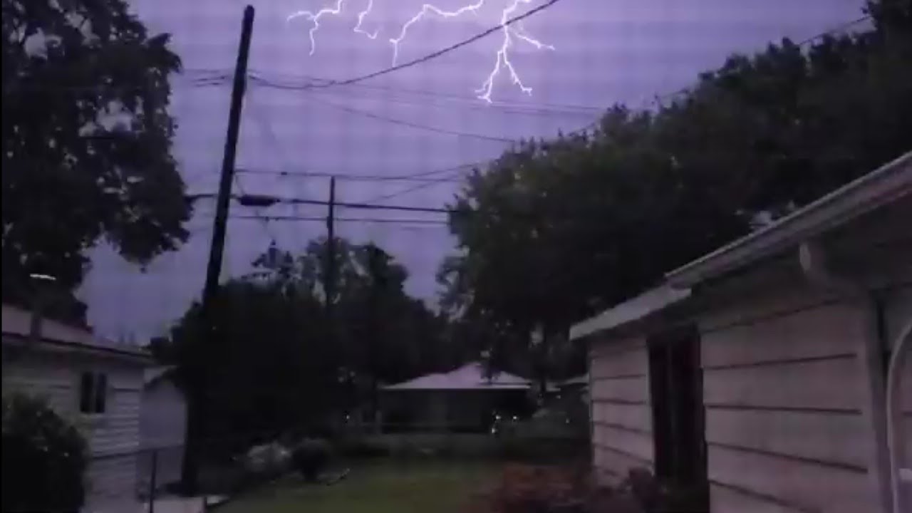 August 29th, 2021 thunderstorm from 8:39:38 to 8:57:59 PM EDT East ...