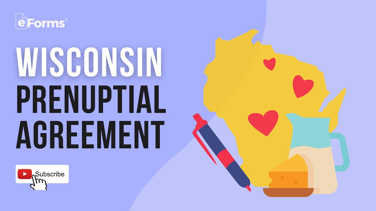 Wisconsin Prenup (Prenuptial) Agreement - How to Make - YouTube