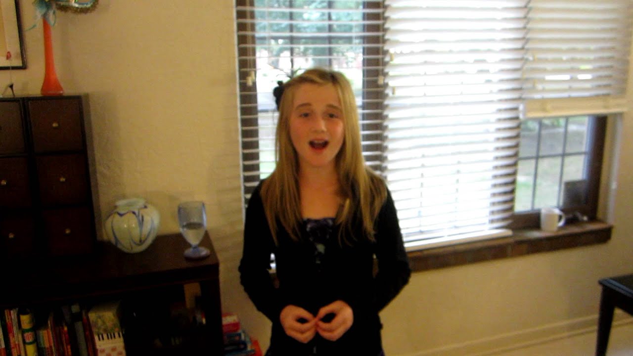 Sarah Boice National Anthem Audition Video - YouTube