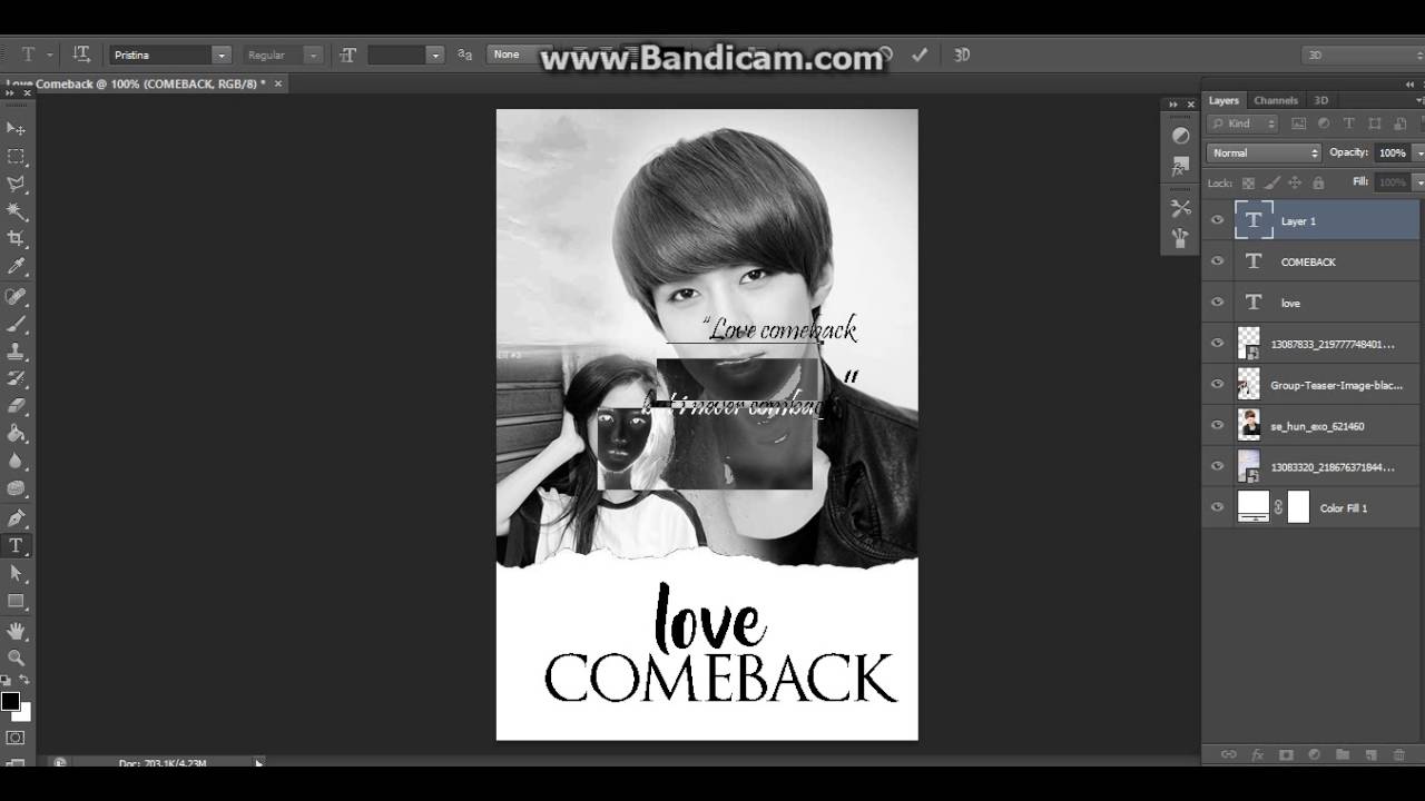 TUTORIAL POSTER | Love Comeback | Sad/Angst - PHOTOSHOP CS6 - YouTube