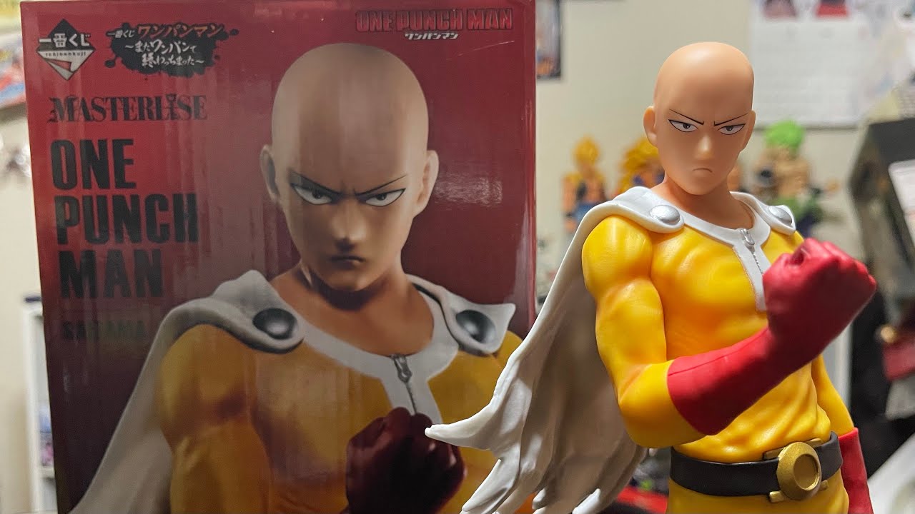 [Unboxing&Review] [MASTERLISE] [ONEPUNCHMAN] Letter-A “Saitama” Figure ...