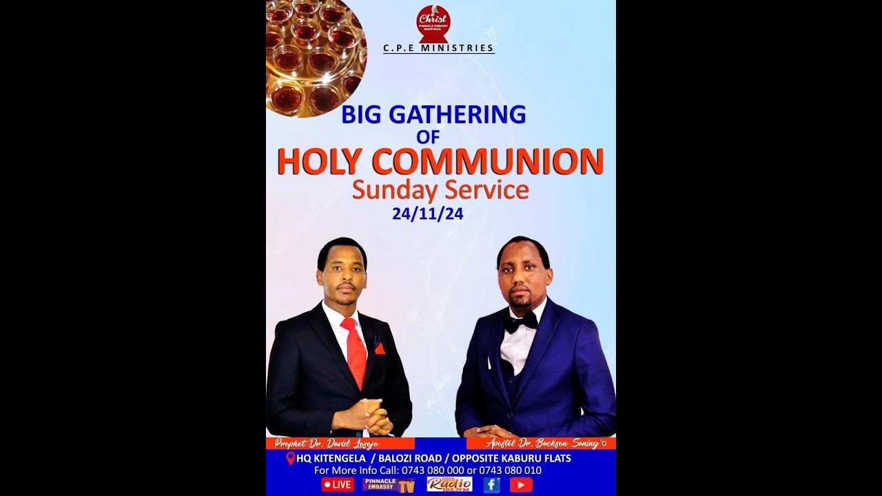 𝐇𝐎𝐋𝐘 𝐂𝐎𝐌𝐌𝐔𝐍𝐈𝐎𝐍 𝐒𝐔𝐍𝐃𝐀𝐘 𝐒𝐄𝐑𝐕𝐈𝐂𝐄 - YouTube