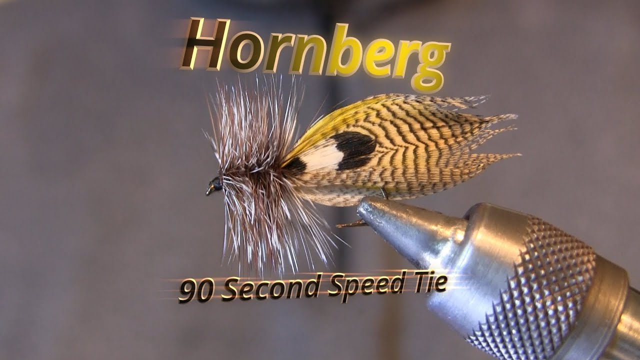 Hornberg Special Fly :: 90 second Speed Tie - YouTube