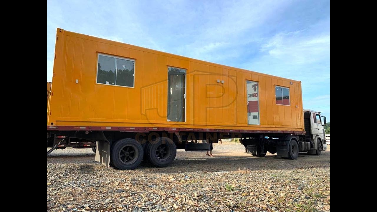 Kitinete Dupla Container Reefer 30m2 - YouTube