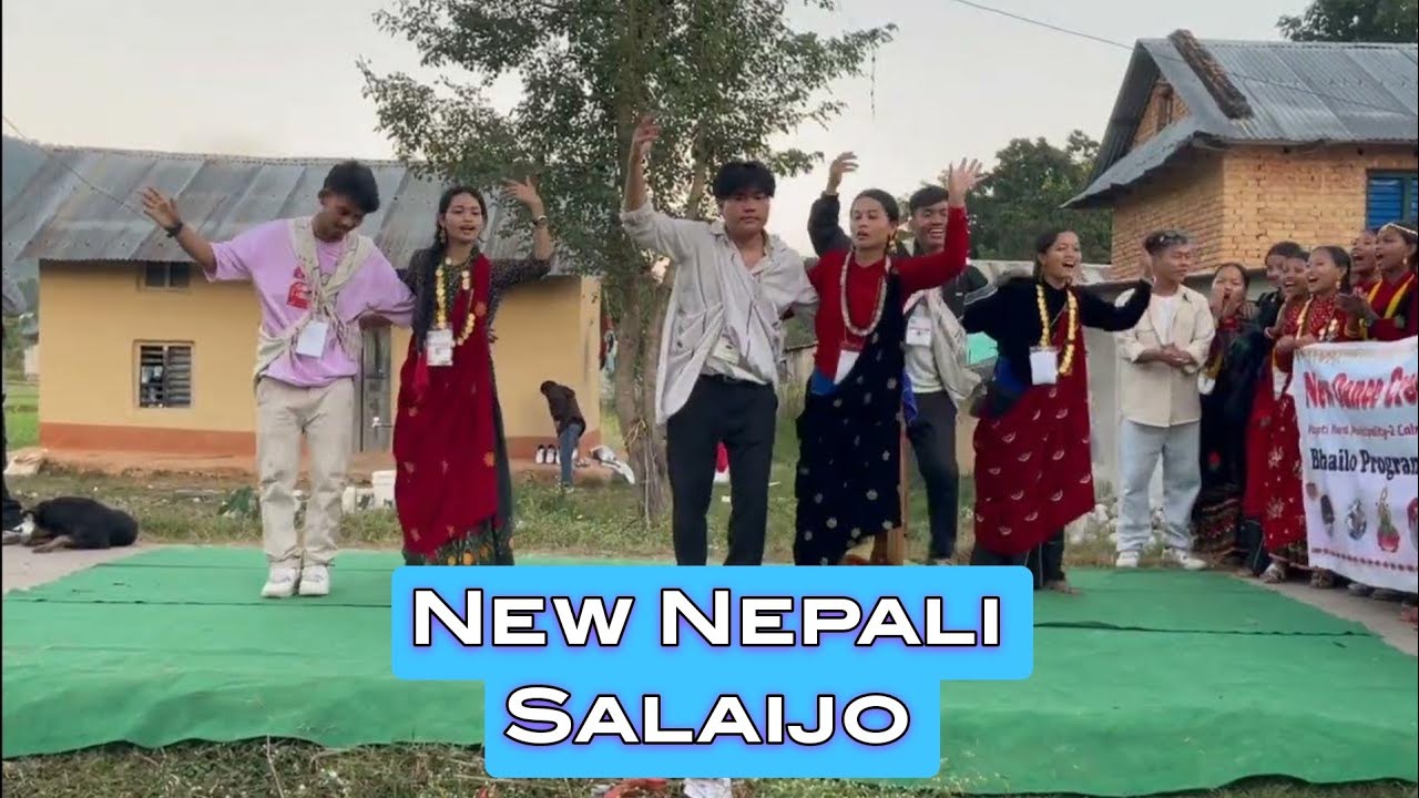 New Nepali Salaijo Deusi Bhailo Dance || New Dance Creation Lalmatiya ...