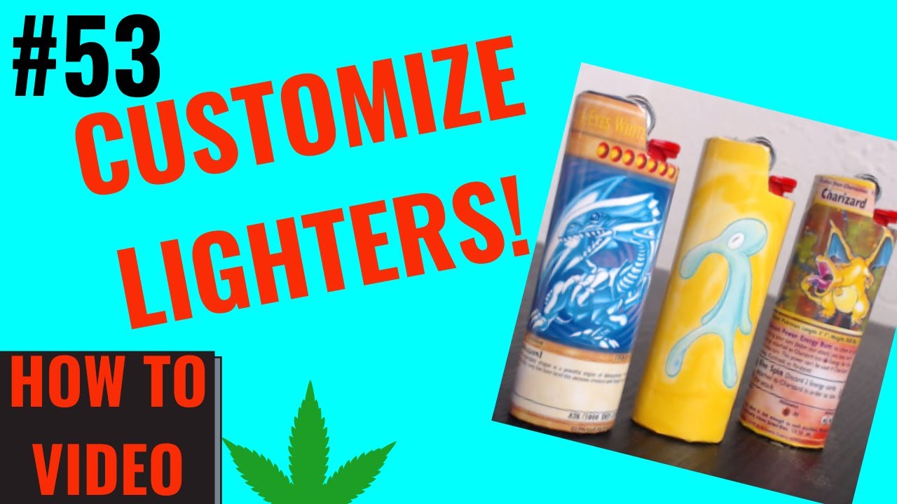 How To Make Custom Bic Lighters!!! (Easy) - YouTube