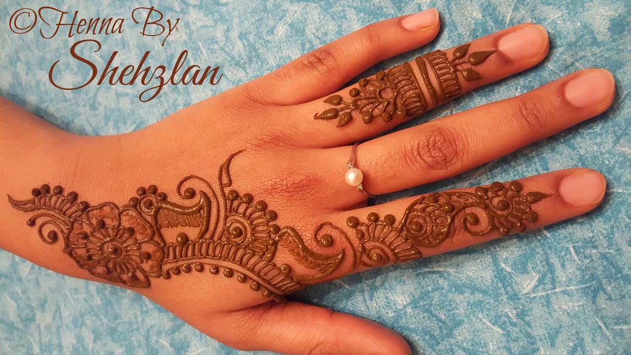Henna By Shehzlan: How To Henna Tutorial #10 - YouTube