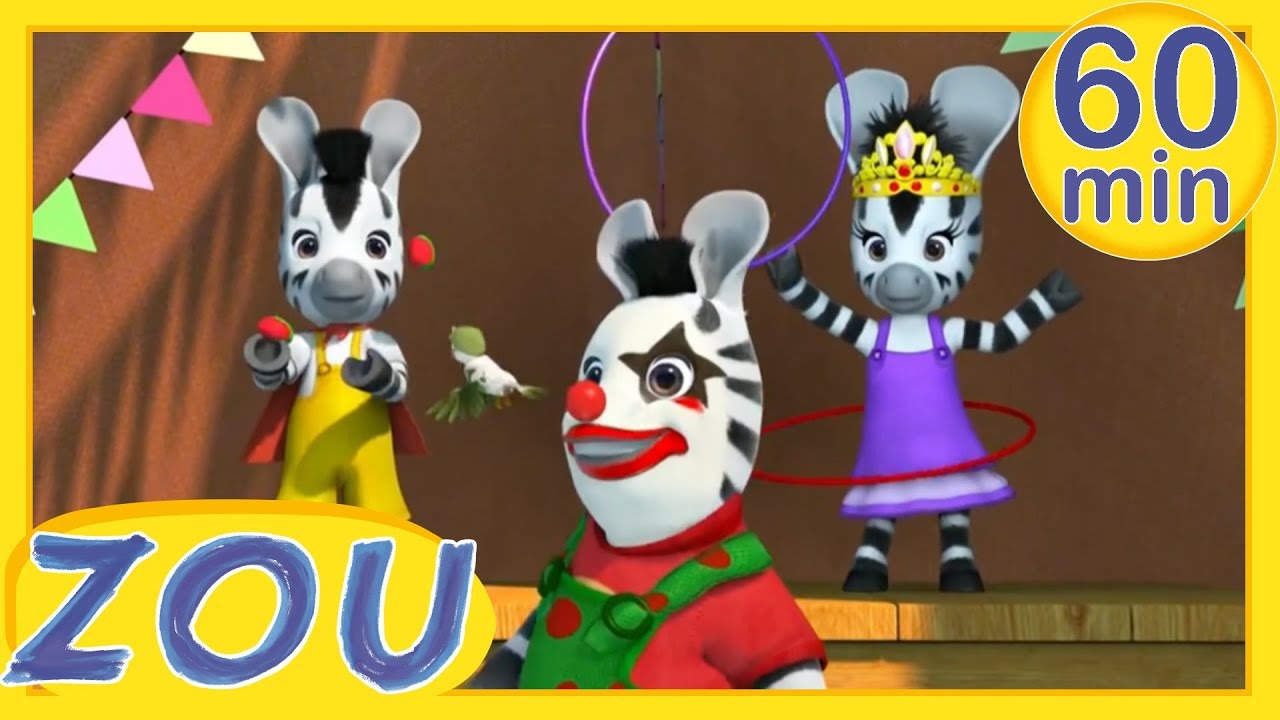 ZOU'S SHOWS 🎭 60 min COMPILATION 🤹‍♀️ Cartoons | Zou in English - YouTube