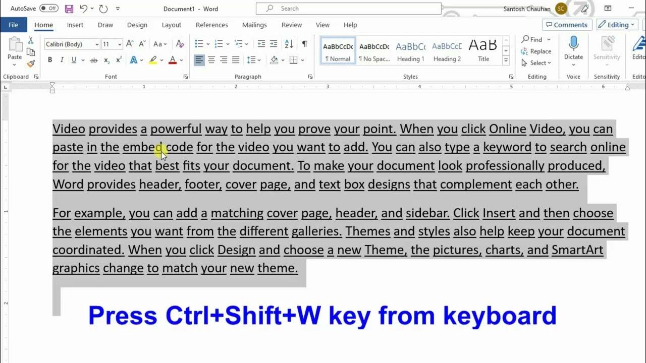 MS WORD TRICK How To REMOVE Unwanted Underlines In MS Word Remove ms-word-trick-how-to-remove-unwanted-underlines-in-ms-word-remove