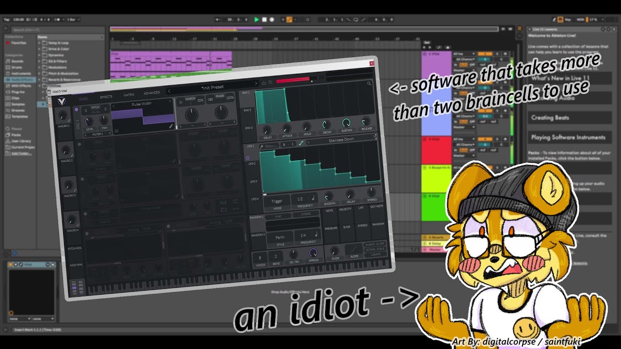 watch an idiot attempt to make simple music for 8 minutes - YouTube