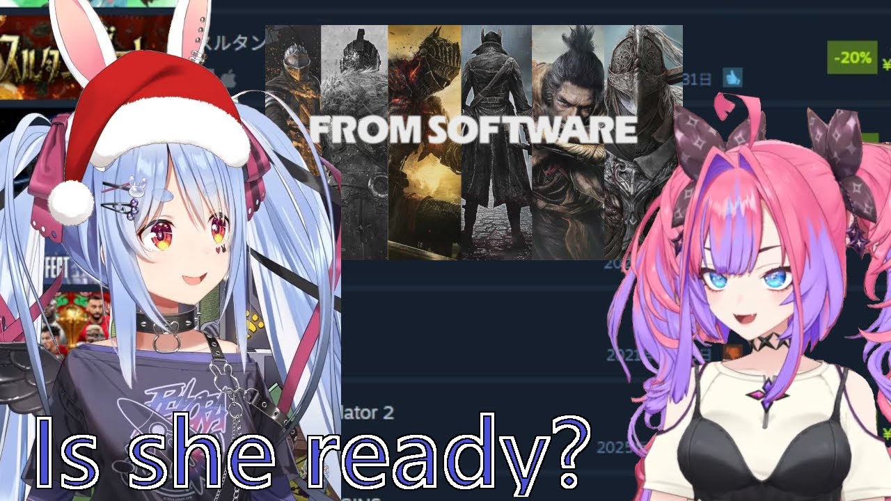 Pekora Tries to Pick the Perfect Games for Vivi - YouTube