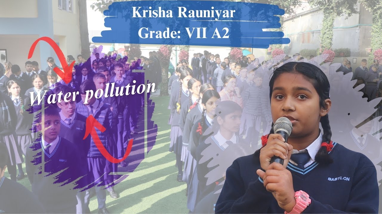 Student Spotlight: Addressing Water Pollution for a Better Tomorrow ...