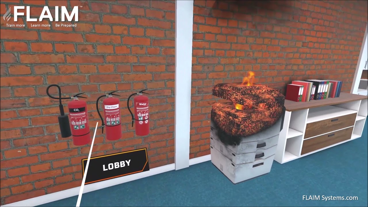 FLAIM Extinguisher - Scenario Walkthrough Procedural Extinguish - YouTube